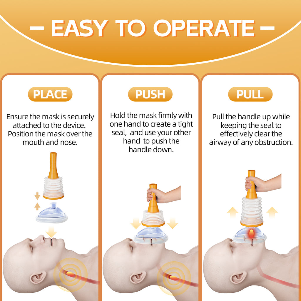 Senvok Anti-Choking Device, Portable Suction Rescue Device, First Aid